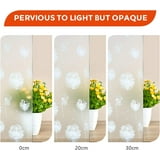 "BSHAPPLUS® 17.7""x78.7"" Frosted Blackout Window Film, Heat Control ...