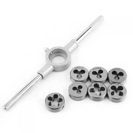 Peahefy Tapping Tool, Die Wrench Set,8PCS Screw Die & Wrench Spanner ...