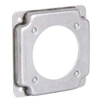 4 * Electrical Box Cover Plates-Silver - Walmart.com