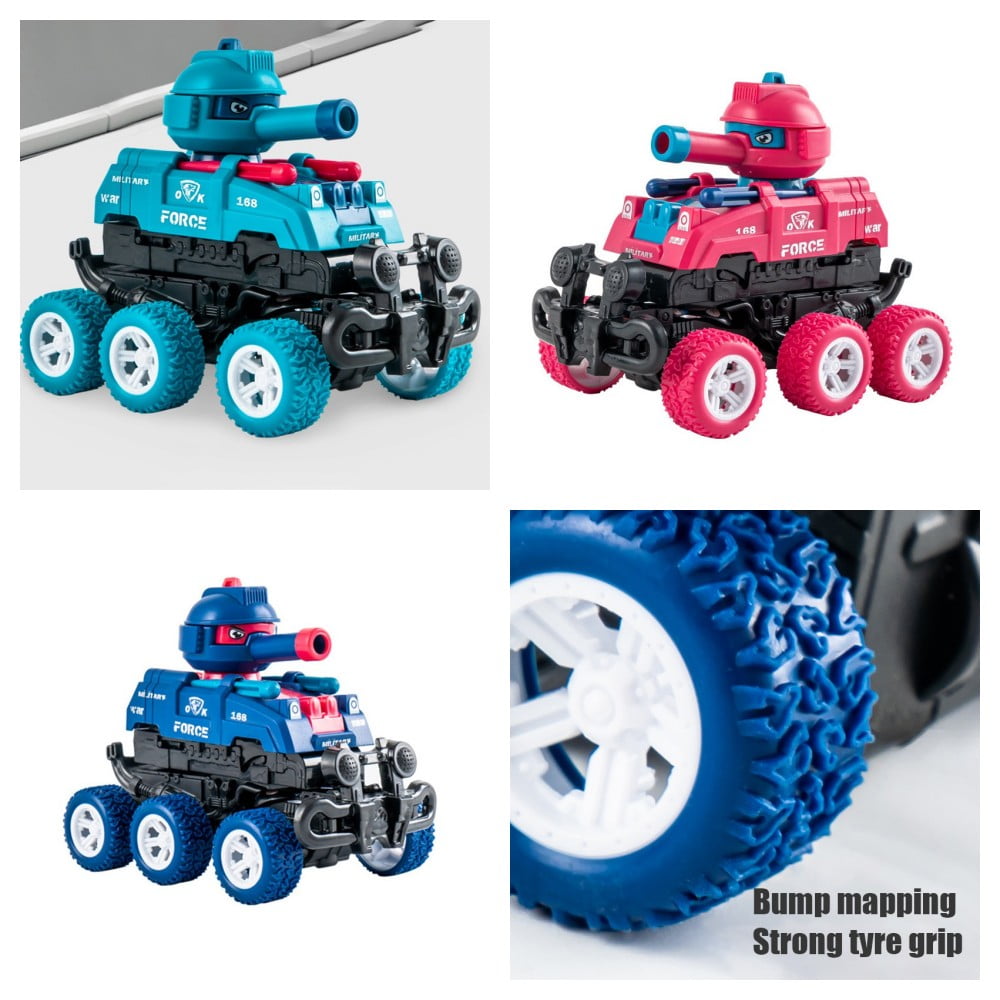 3PCS Learning & Education Inertial Impact Deformation Toys Tank Model ...