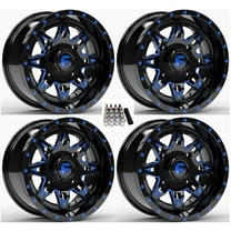 Fuel Lethal UTV Wheels Orange/Black 14" Kawasaki Mule Pro FXT - Walmart.com