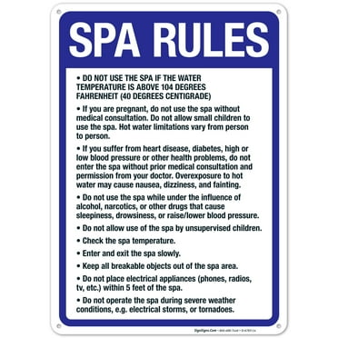 Reglas De La Piscina Sign, Pool Sign, - Walmart.com