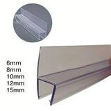 50cm Bath Shower Door Weatherstrip Seal 6/8/10/12/15mm For Shower ...