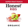 Honest Kids Organic Super Fruit Punch Juice, 6 fl oz, 8 Juice Boxes ...