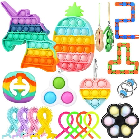 HTCM Fidget Toys Pack Set Pop Fidgets Toy Sets Packs, Fidget Toys Pack ...
