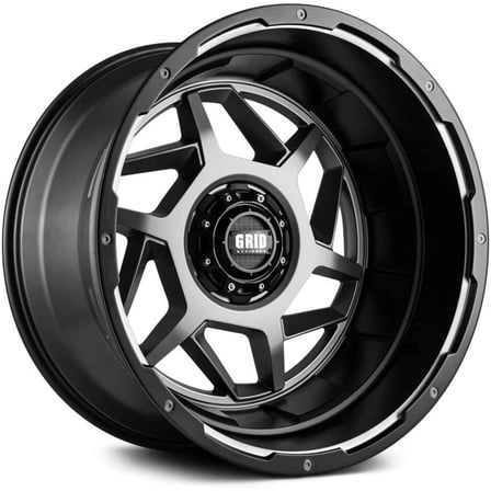 Grid Off-Road GD08 Custom Wheel for 20x10 inch Metallic Dust w/ Matte ...