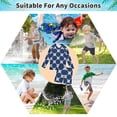 Beautiful White Flowers Pattern Boys' Bathing Suit UPF 50+ Boys' Rash ...
