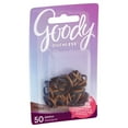 Goody Ouchless Polyband Elastics Brunette 50 count - Walmart.com