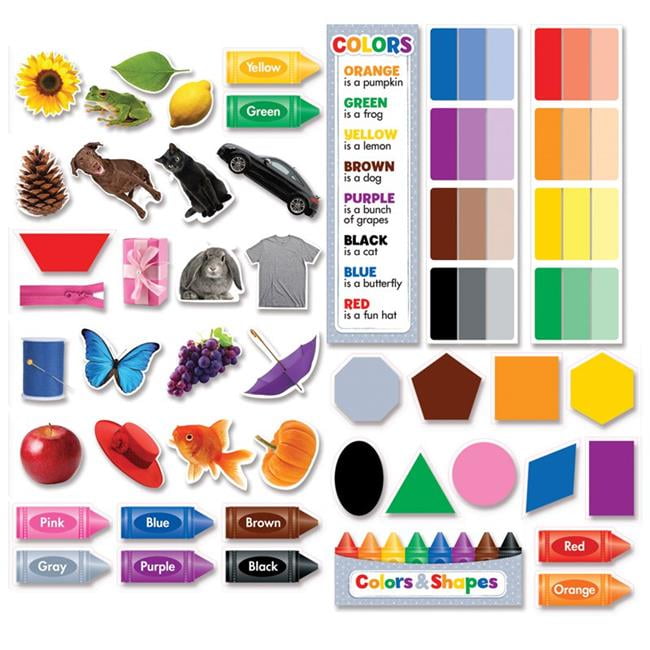 Creative Teaching Press Ctp6978bn Colors And Shapes Mini Bulletin Board