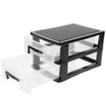 PartyKindom Black Plastic Drawer Type Organizer, Ideal for Bathroom and ...