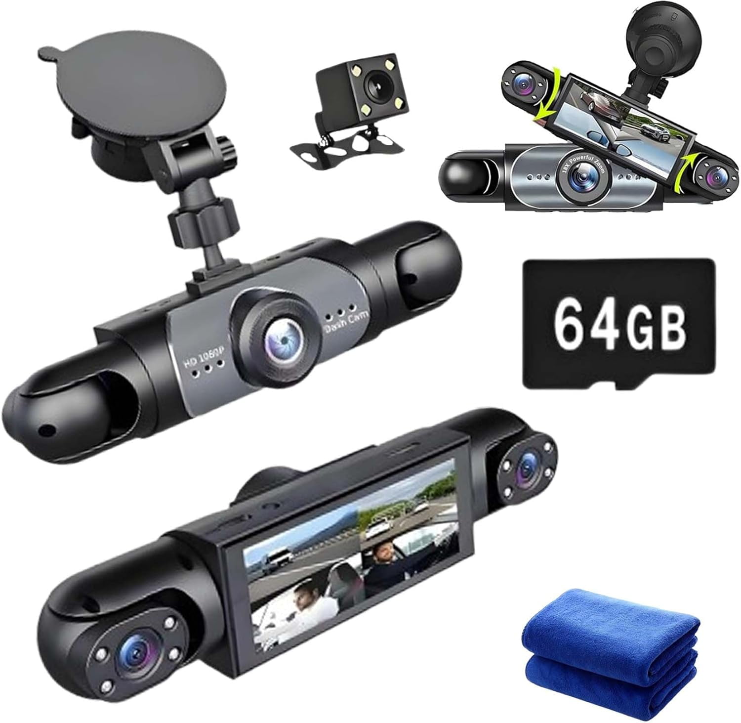 Saker Plus Dash Cam, 2026 New Saker Plus Full View Car Dashcam System ...