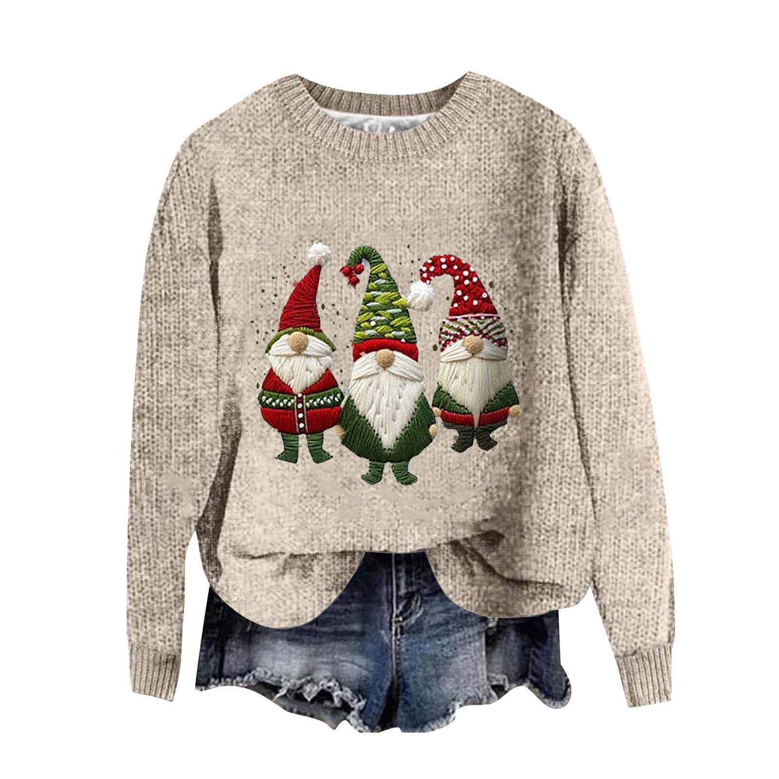 Click here for Zhanying Holiday Sweaters For Women Loose Fit Retr... prices