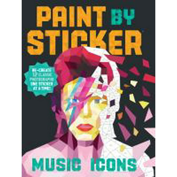 Workman Publishing Paint by Sticker Series, Music Icons - Walmart.com
