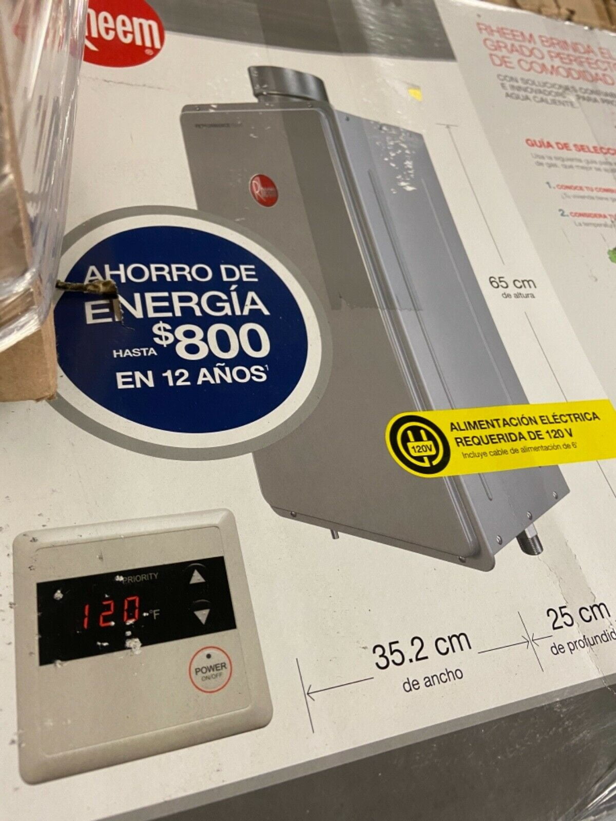 Rheem Performance Plus 8.4 GPM Natural Gas Mid Efficiency Indoor Tankless Water - Walmart.com