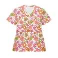 Binienty Colorful Daisies Nursing Top for Women Comfortable V Neck ...