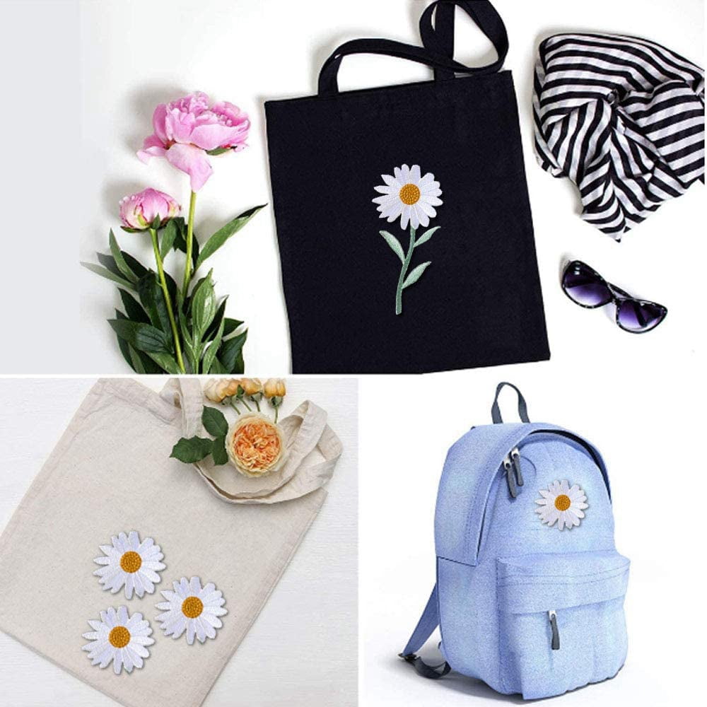 Click here for Unbranded 17pcs Daisy Flower Embroidered Patch Iro... prices