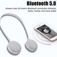 Wearable bluetooth speaker flexible neckband portable speakers sound ...