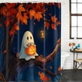 72x78 Inch Shower Curtain Halloween Ghost Bathroom Decor, Waterproof ...