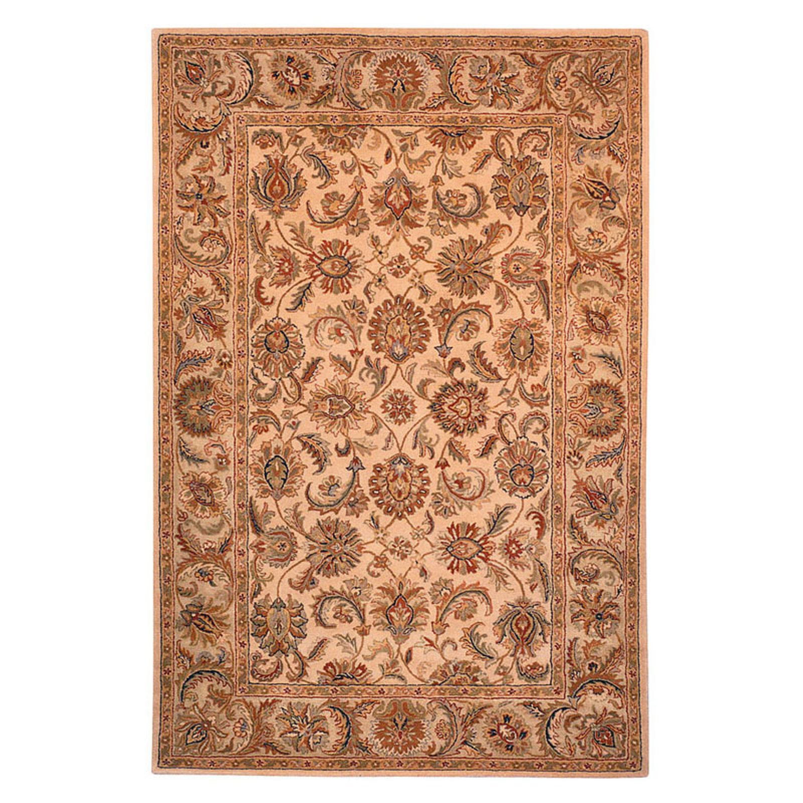 SAFAVIEH Classic Gloria Traditional Wool Area Rug, Ivory, 2'3" x 4 ...