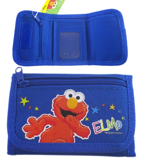 Elmo Wallet Sesame Street Wallet (Blue) - Walmart.com