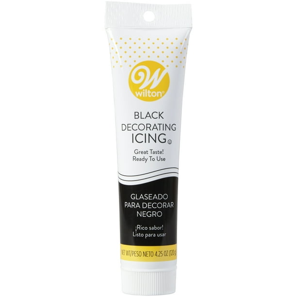 Wilton Ready-to-Use Icing Tube, Black, 4.25 oz - Walmart.com - Walmart.com