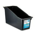 Pen+Gear Plastic Desktop Book Organizer Bin, Black - Walmart.com