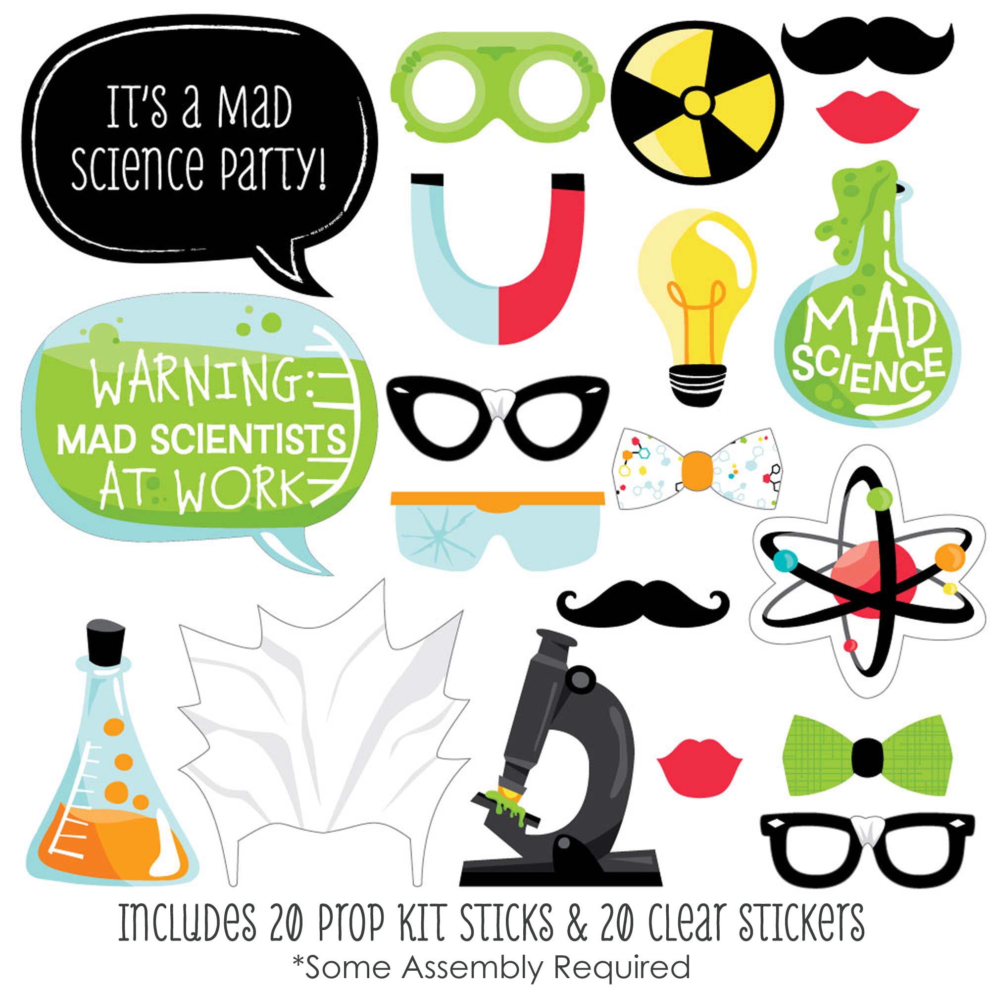 Mad Science Lab Props