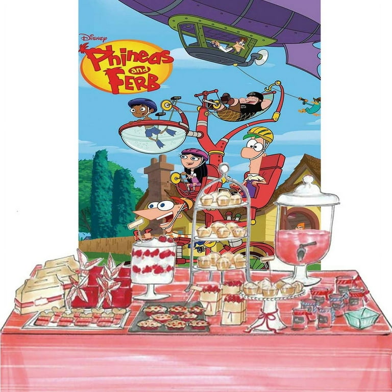 Phineas And Ferb Party Birthday Banner Printable PHINEAS AND FERB Happy ...