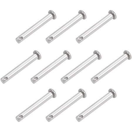 Single Hole Clevis Pins - 5mm X 35mm Flat Head 304 Stainless Steel Link ...