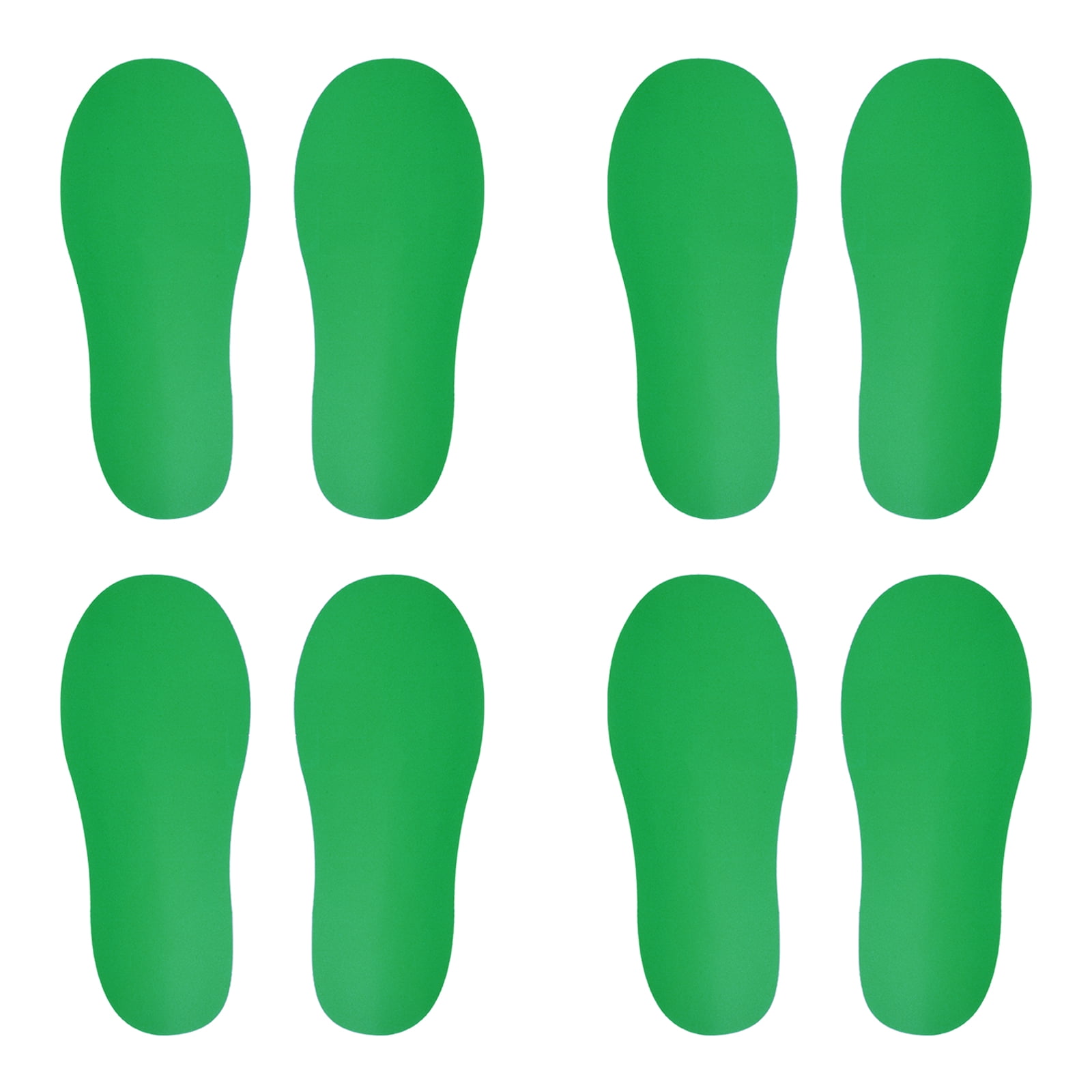 Uxcell 7.9x3.1" Footprints Floor Stickers Footprint Wall Stair Decal ...