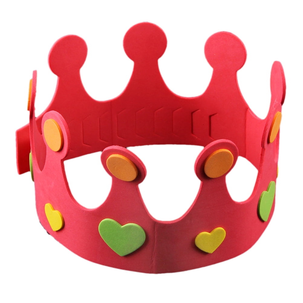 Sombrero hecho a mano de cumpleaños con corona de EVA para niños ...