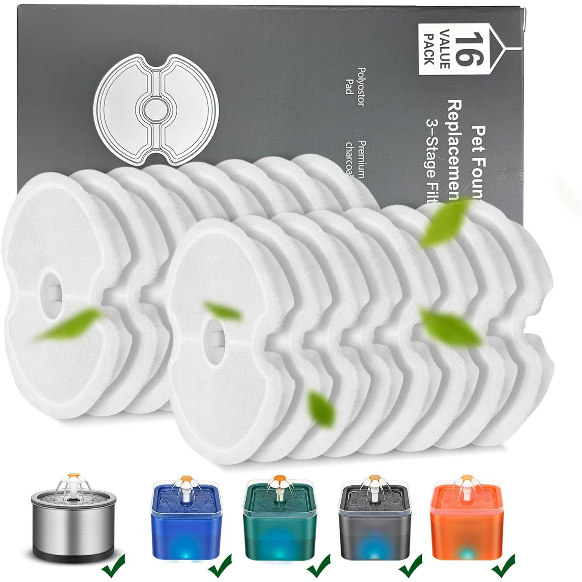 Click here for Hshdldf Cat Water Fountain Filters  Multiple Filtr... prices