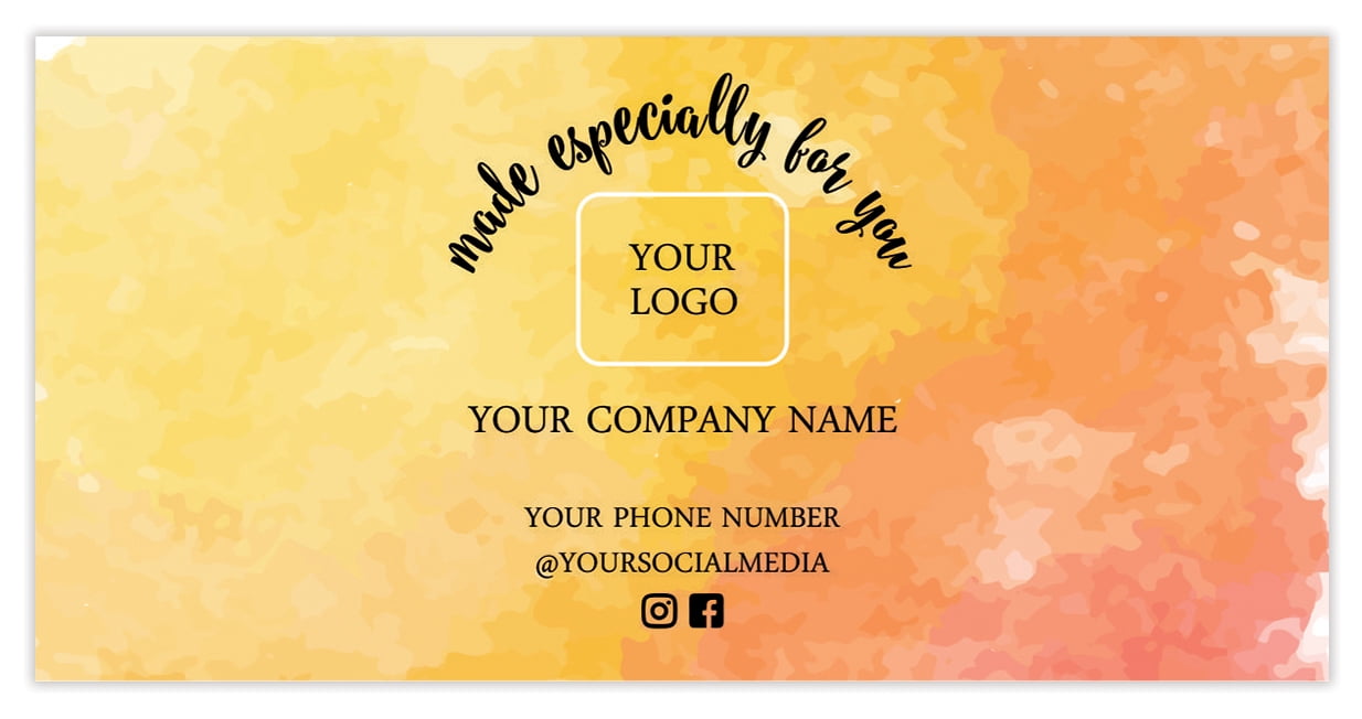 Printtoo Label for Small Business-100 RectangleCustom VinylPersonalized ...