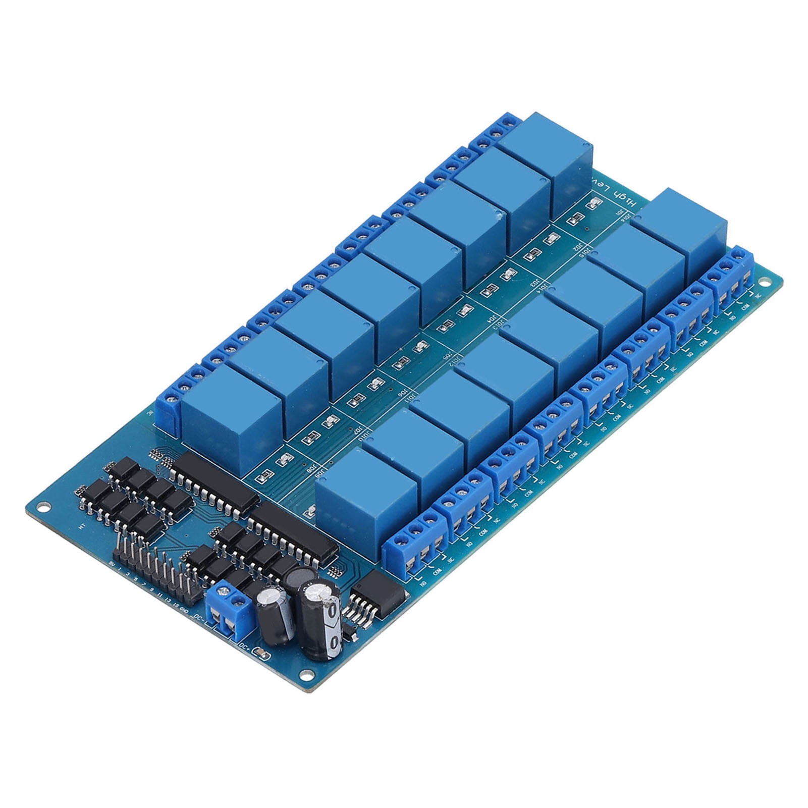 Relay Module 16 Channel with Optocoupler Protection Power Supply High ...