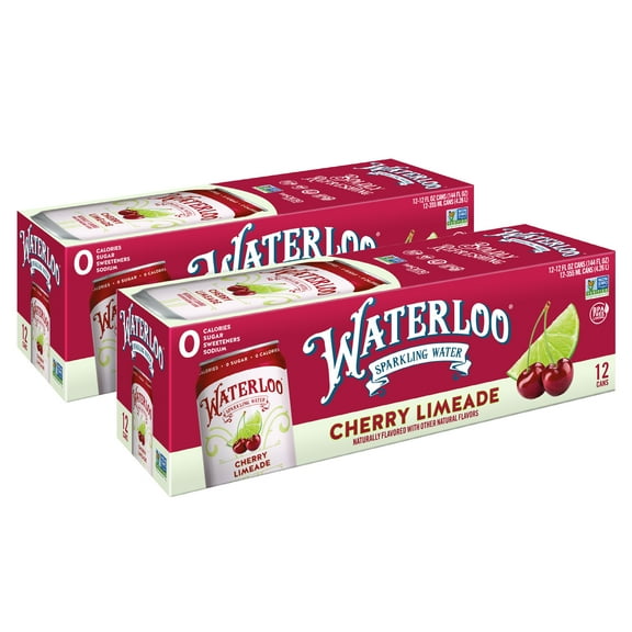 Waterloo Sparkling Water, Lemon Italian Ice, 12 fl oz, 8 pack cans ...