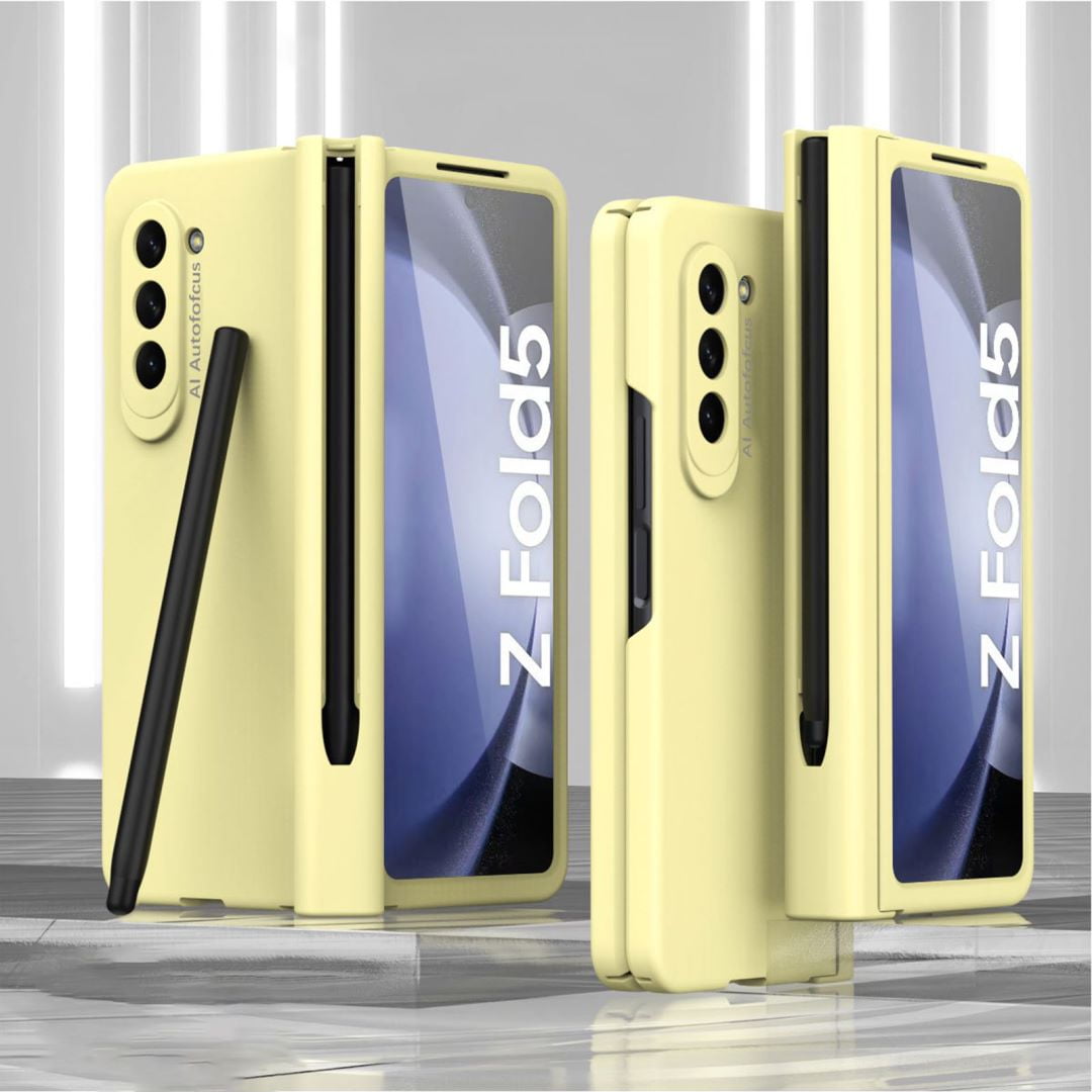 Haobuy for Samsung Galaxy Z Fold 5 Case with Screen Protector Hard PC ...