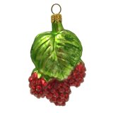 Cluster of Raspberries Polish Glass Christmas Tree Ornament Raspberry ...