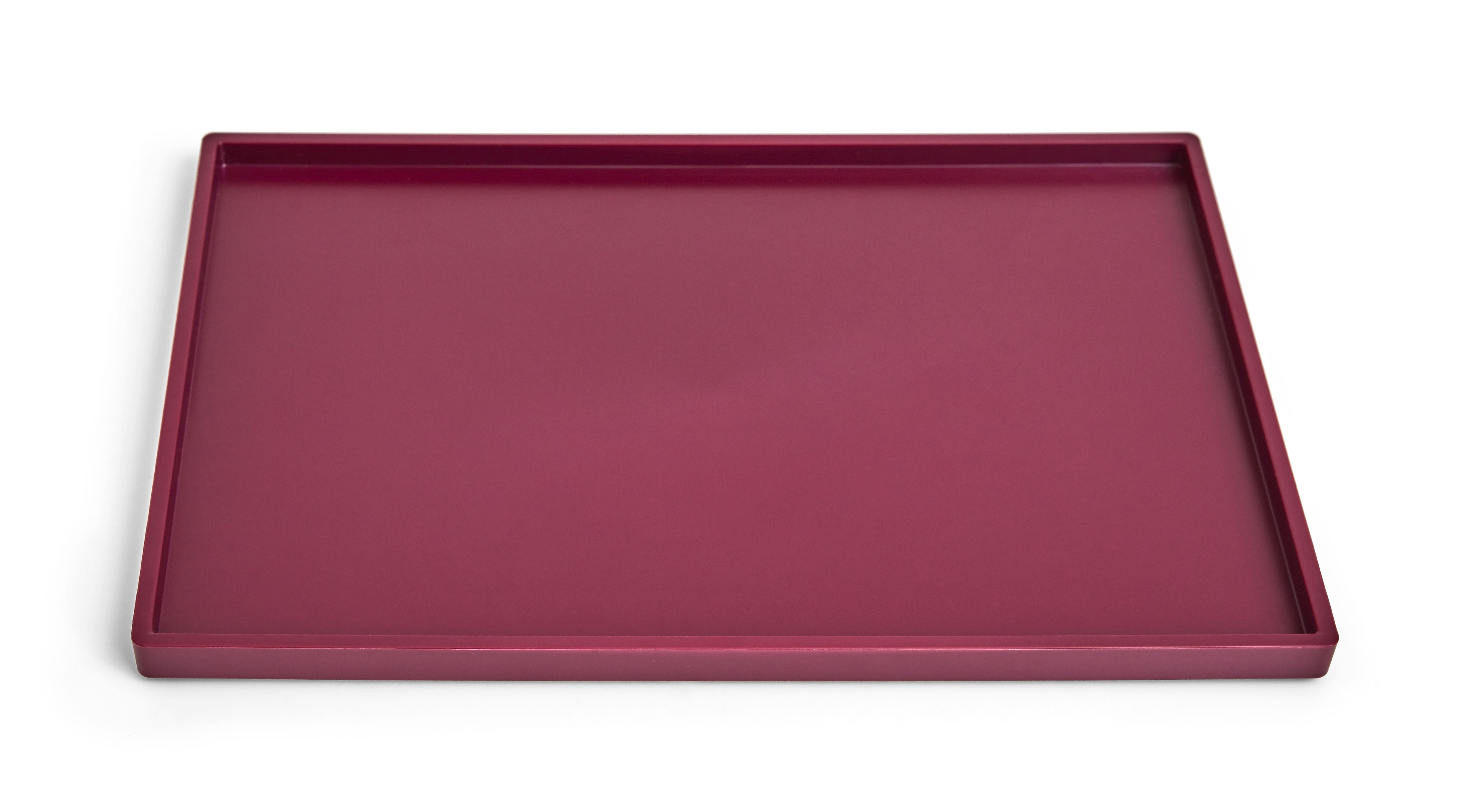 TRU RED Slim Stackable Plastic Tray, Purple TR55267 - Walmart.com ...