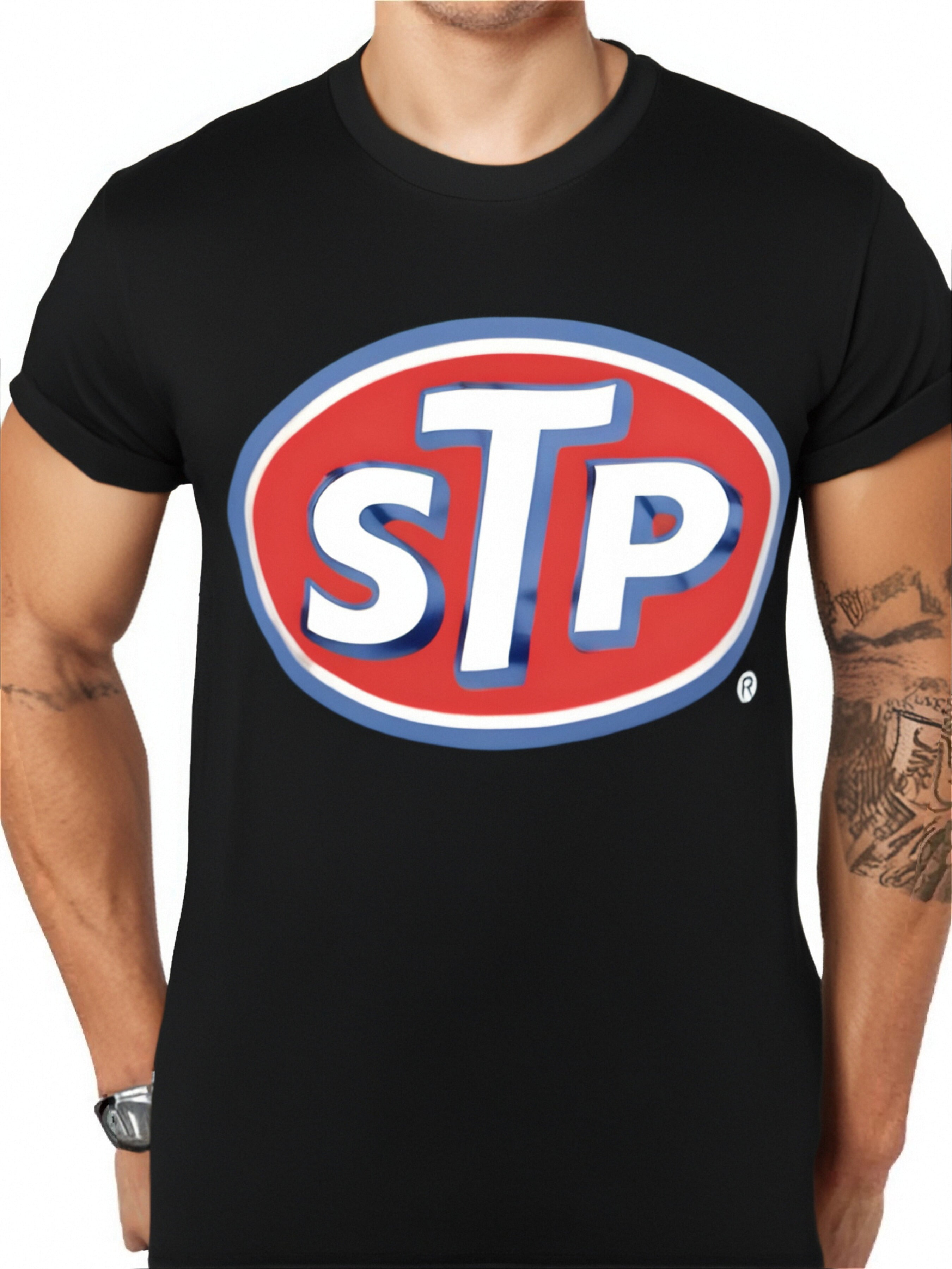 Camiseta blanca con el logotipo clásico de STP: ideal para adultos ...