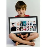 Elegant Black Natural Wood School Years Picture Frame, Captures ...