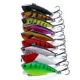 HENGJIA Fishing Lures, 10 Pack Lipless Crankbaits for Bass, Minnow VIB Hard Baits Sinking Slowly ...