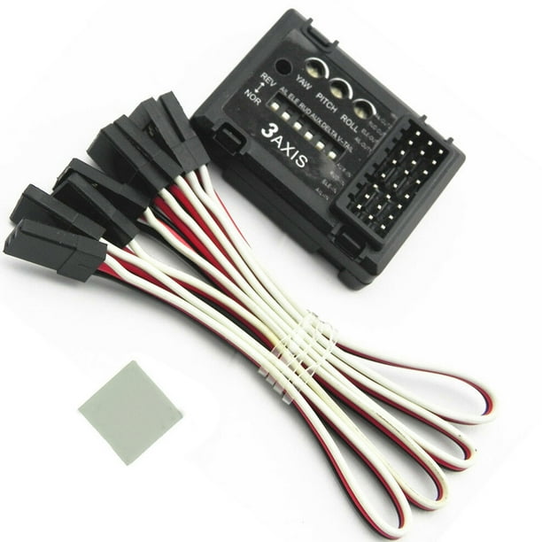 3 Axis Gyro 3D Gliders Fixed Wing Flight Controller Stabilizer ...