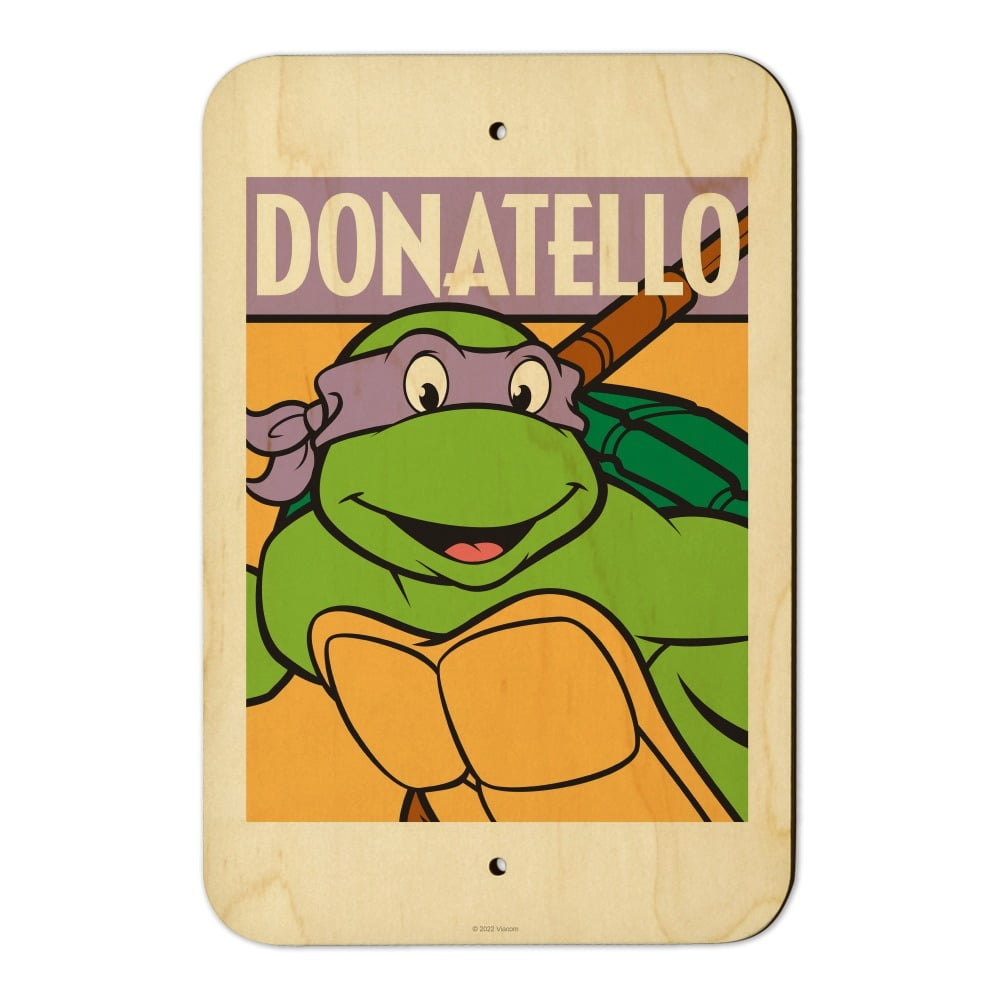 Teenage Mutant Ninja Turtles Donatello Home Business Office Sign ...