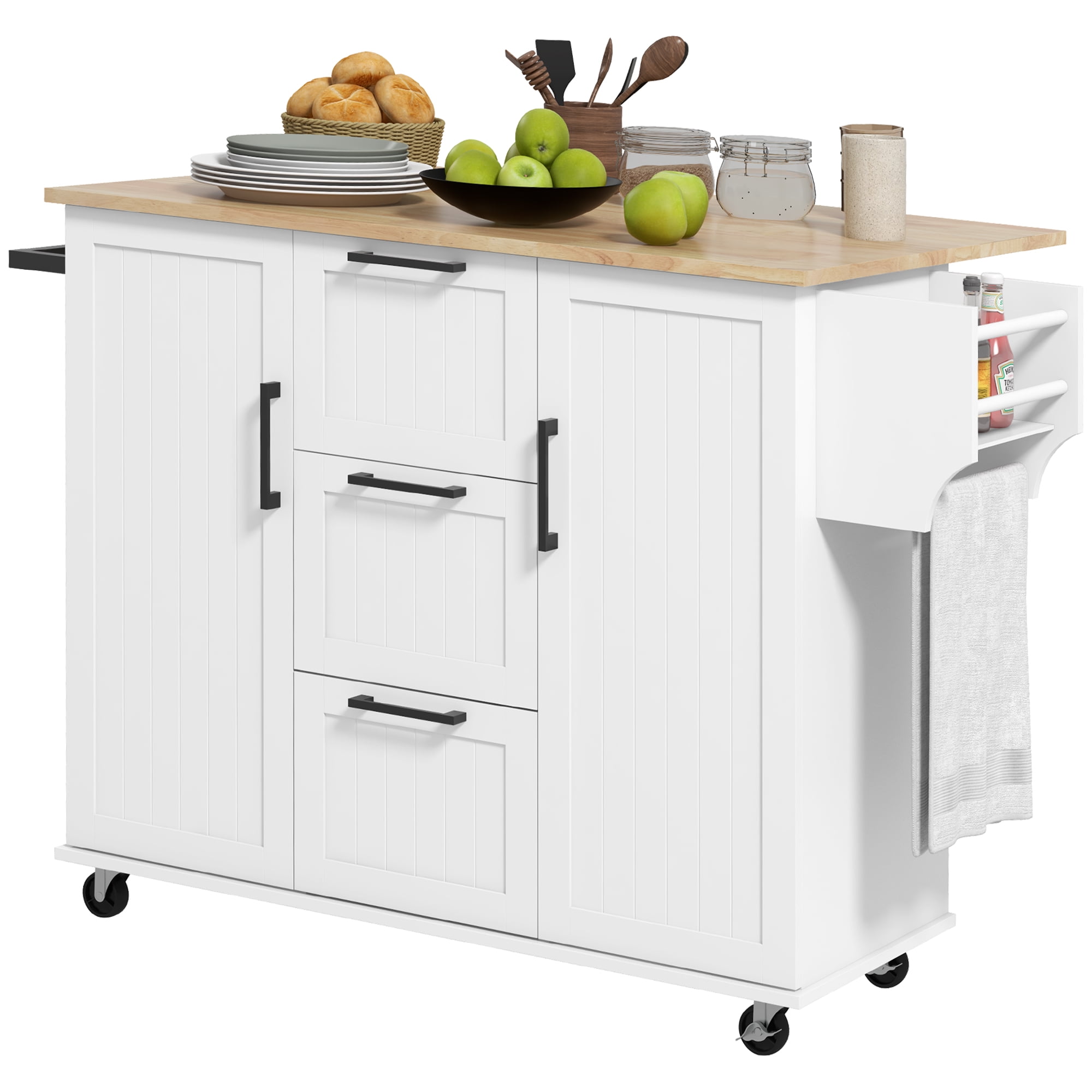 Click here for Cosotower Rolling Kitchen Cart On Wheels With Drop... prices