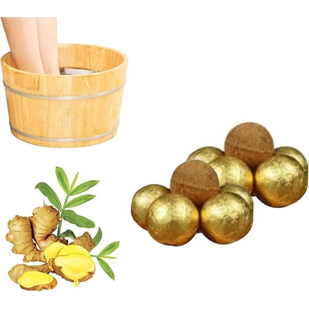 Ginger Foot Soak Pills, Lymphatic Detox Ginger Foot Soak, Natural ...