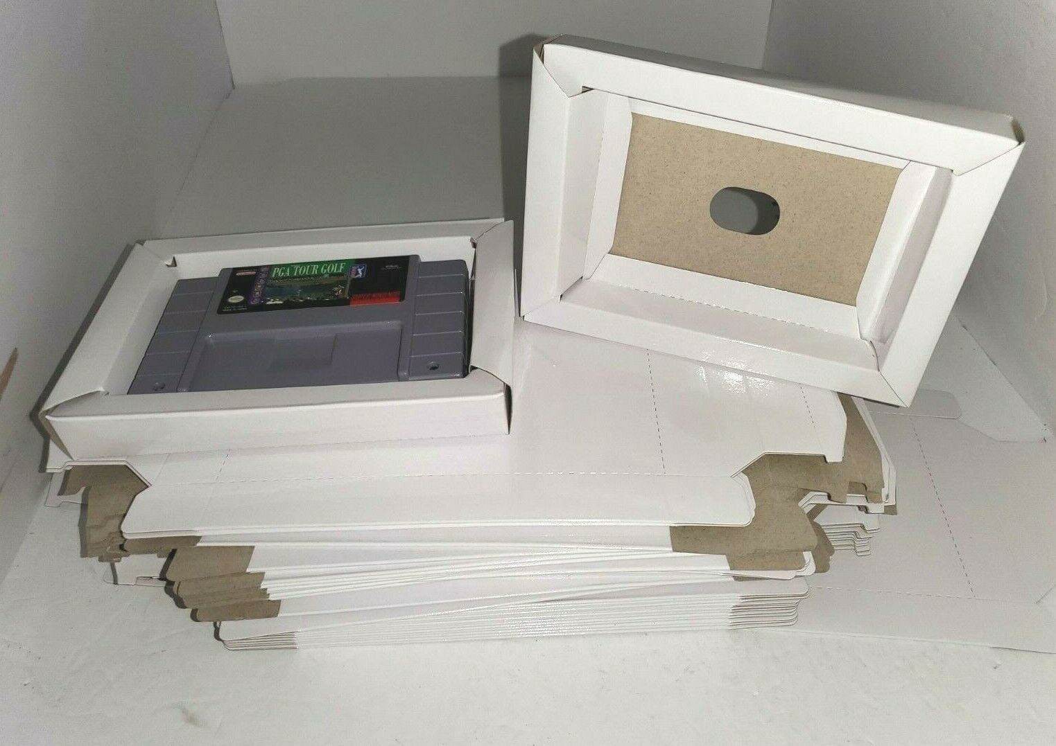 50 Replacement Cardboard Tray inserts for the Super Nintendo SNES ...
