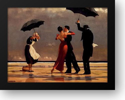 Singing Butler 36x28 Framed Art Print by Vettriano, Jack - Walmart.com