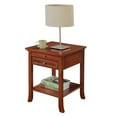 Convenience Concepts American Heritage Logan End Table with Drawer and ...