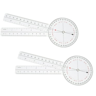 12 Inch Goniometer,Transparent Orthopedic Angle Ruler Plastic ...