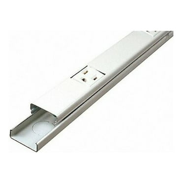 Wiremold Plugmold 2000 Steel 6-Outlet Power Strip, Multi Electrical ...